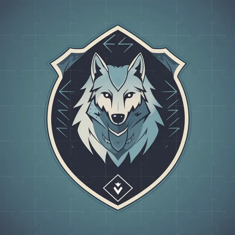 Modern Crest Badge Logos Midjourney Prompt | PromptBase