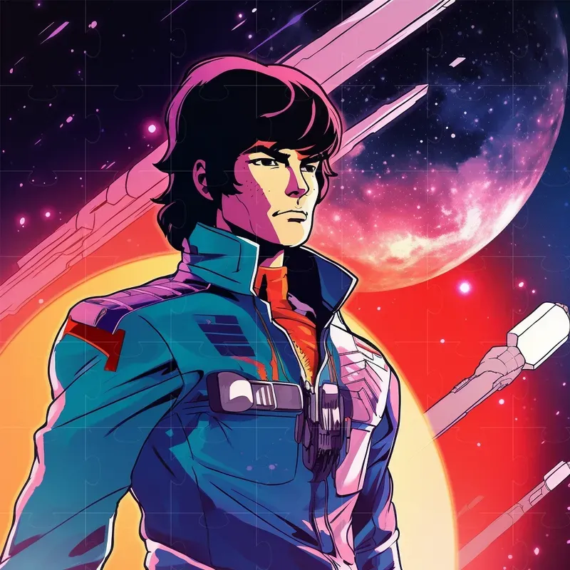 Retro 70s Anime Illustrations Midjourney Prompt | PromptBase
