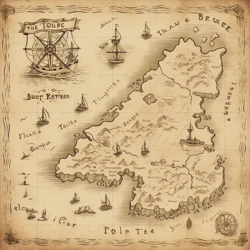 Mysterious Pirate Treasure Maps Midjourney Prompt | PromptBase