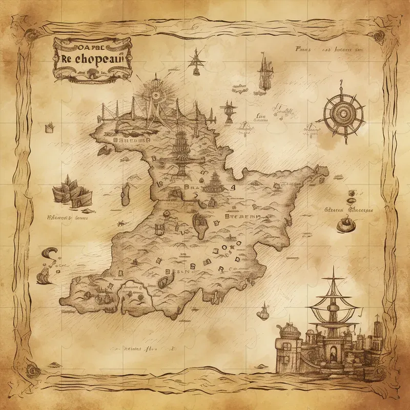 Mysterious Pirate Treasure Maps Midjourney Prompt | PromptBase