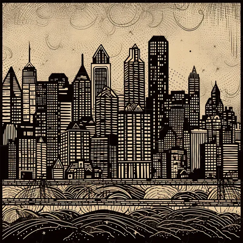 Woodcut Illustrations Midjourney Prompt | PromptBase