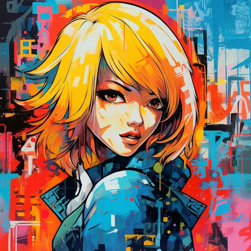 Anime Graffiti Art Midjourney Prompt | PromptBase