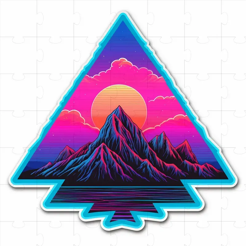 Synthwave Stickers Midjourney Prompt | PromptBase