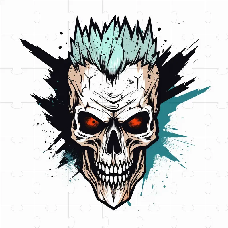 Punk Wave Logos Midjourney Prompt | PromptBase