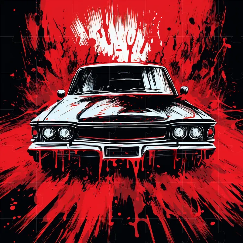 Horror Splash Patterns Midjourney Prompt | PromptBase