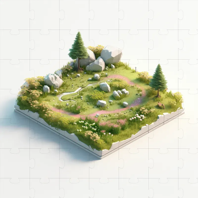 3D Isometric Scenes Midjourney Prompt | PromptBase
