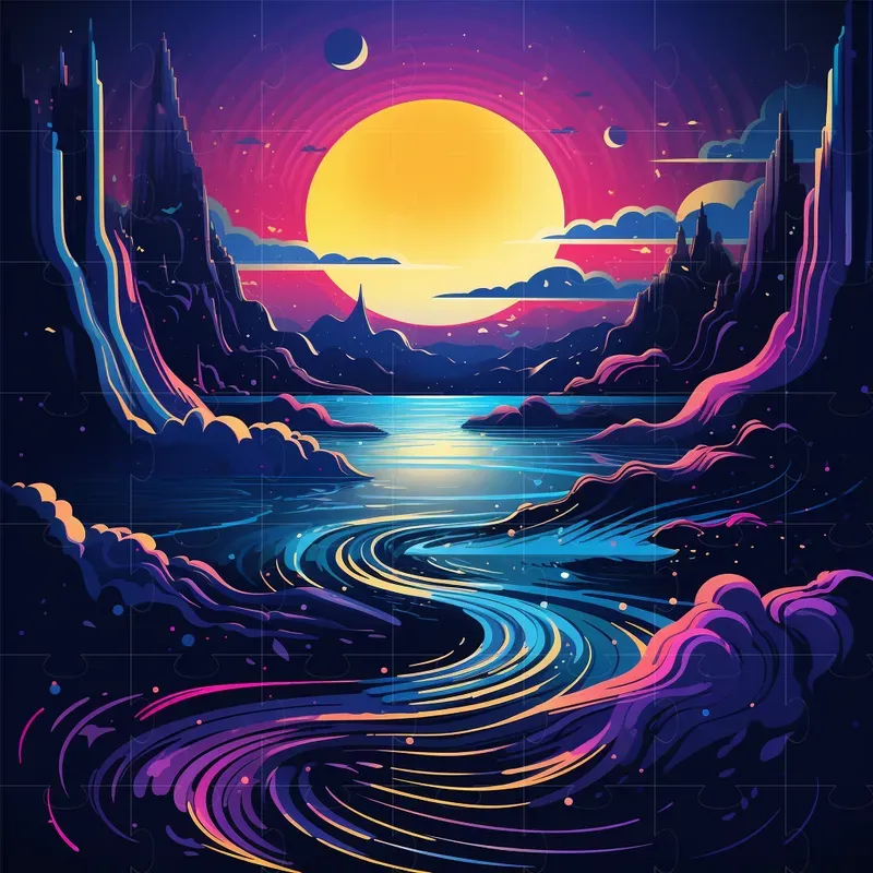 Futuristic Space Theme Illustrations Midjourney Prompt | PromptBase