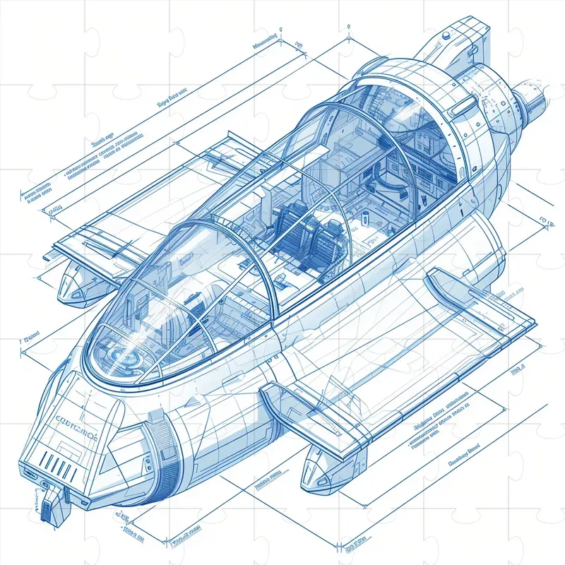 Technical Blueprints Midjourney Prompt | PromptBase