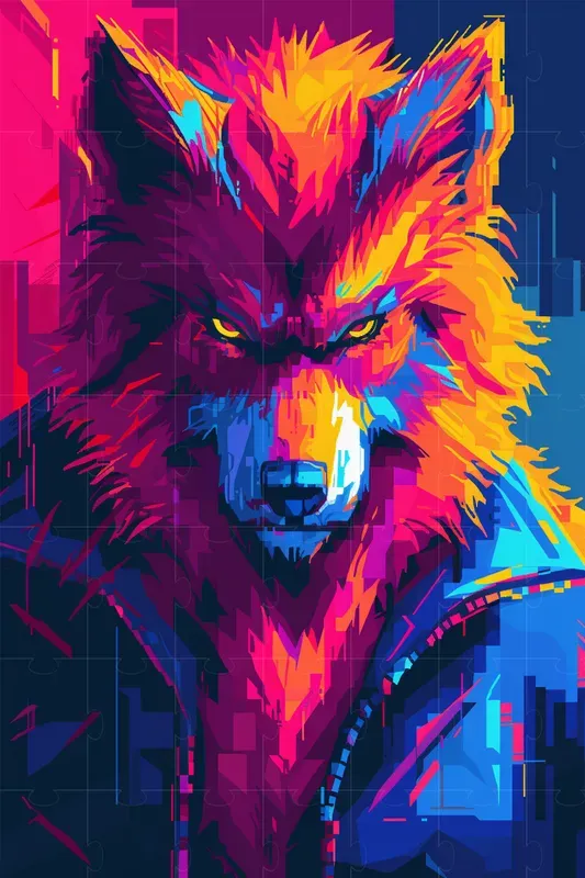 Pixelated Portraits Posters Midjourney Prompt | PromptBase