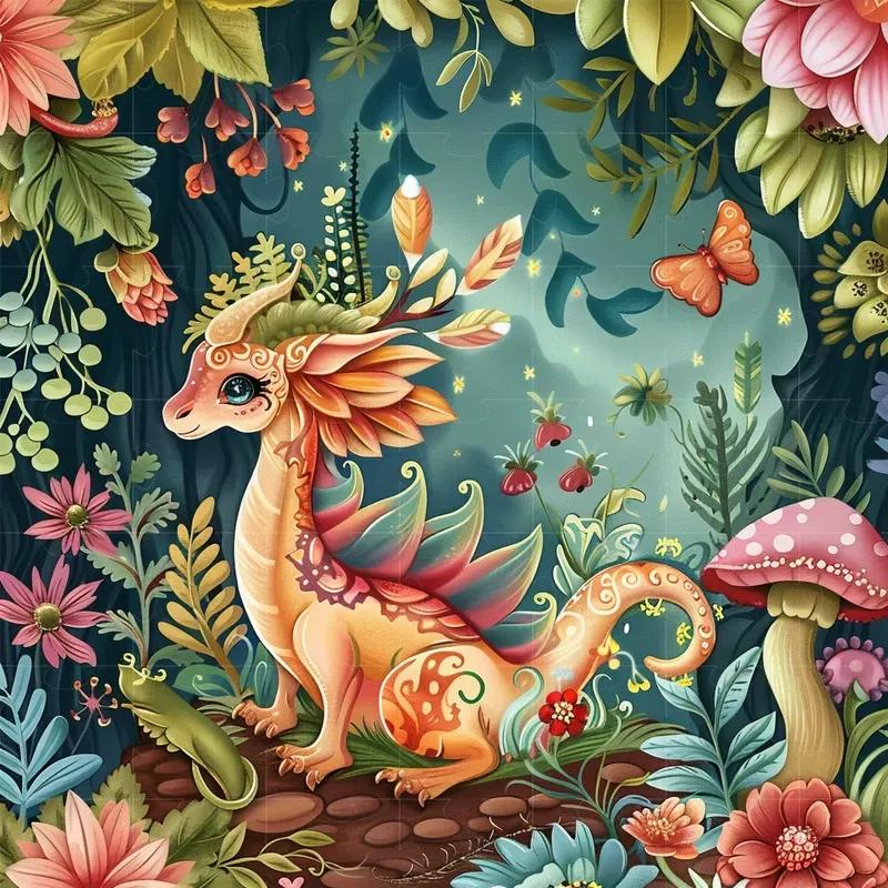 Magical Forest Art Midjourney Prompt | PromptBase