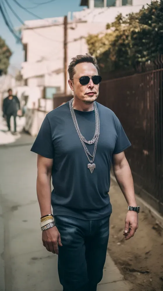 Celebrities Wearing Drip Clothes Midjourney Prompt | PromptBase