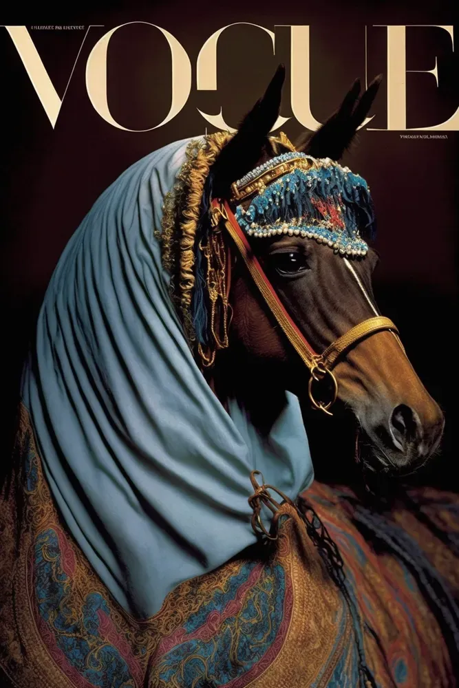 Animals Featured On Vogue Covers Midjourney Prompt | PromptBase