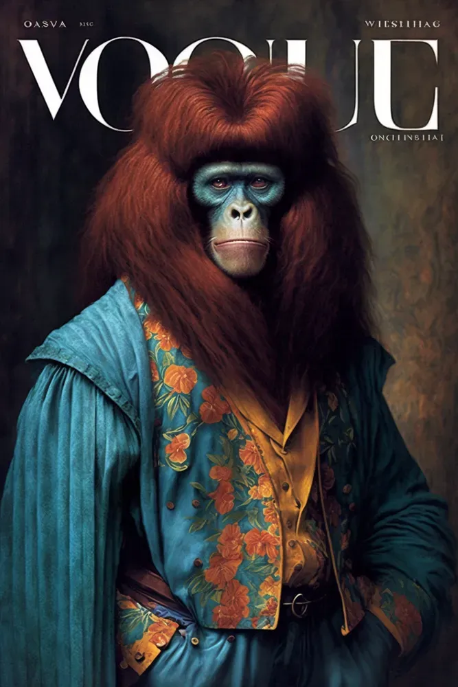 Animals Featured On Vogue Covers Midjourney Prompt | PromptBase