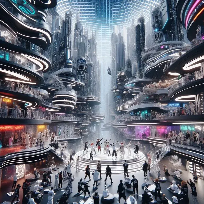 Futuristic Rap Culture Fusion DALL·E Prompt | PromptBase