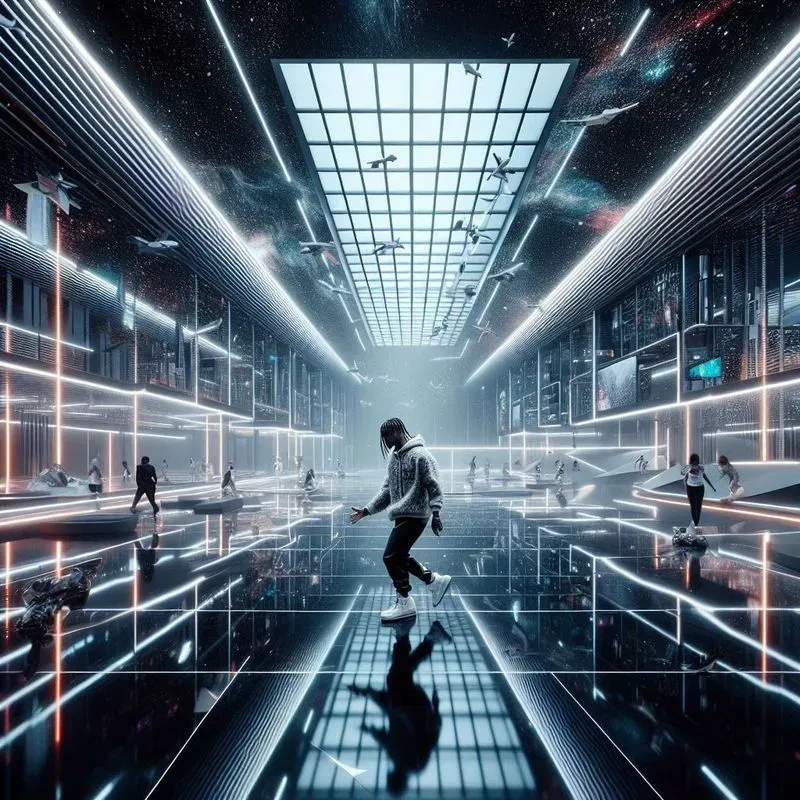 Futuristic Rap Culture Fusion DALL·E Prompt | PromptBase