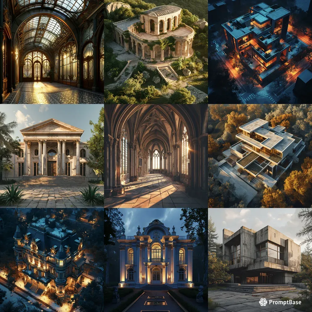 3D Architectural Renderings Midjourney Prompt | PromptBase