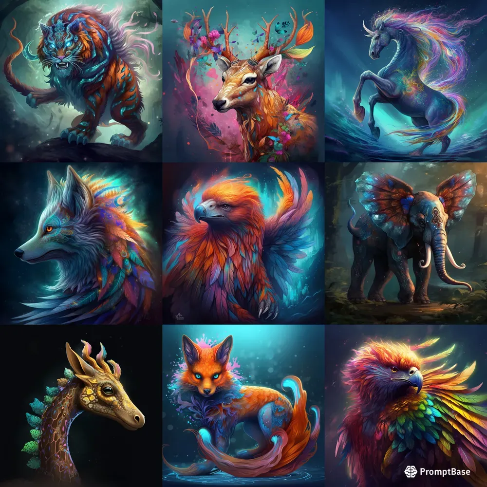 Fantasy Hybrid Creatures Midjourney Prompt | PromptBase