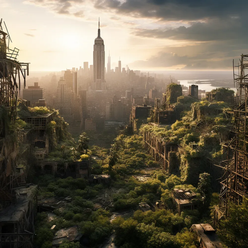 Apocalyptic Cities Midjourney Prompt | PromptBase