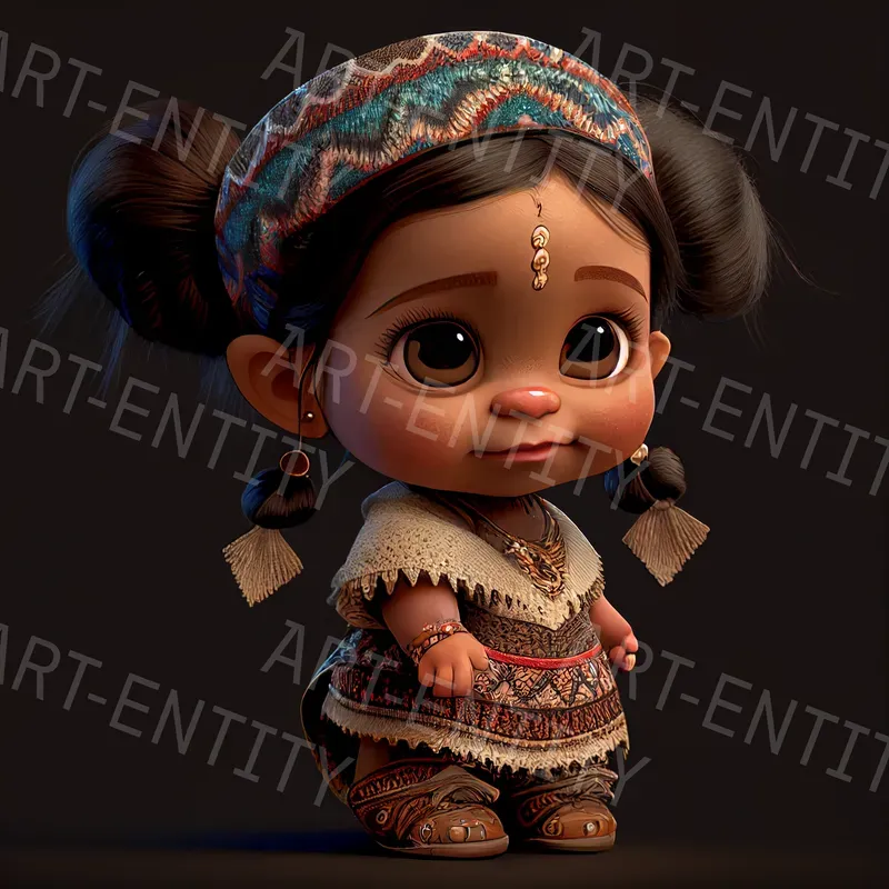 Pixar Chibi Characters Midjourney Prompt | PromptBase