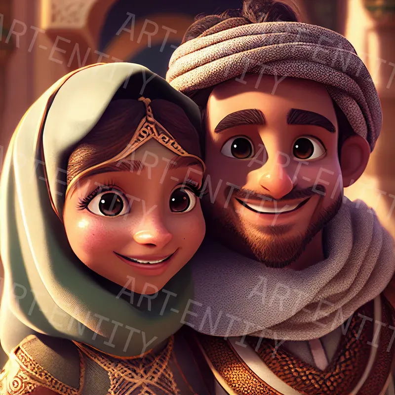 Disney Pixar Couples Midjourney Prompt | PromptBase