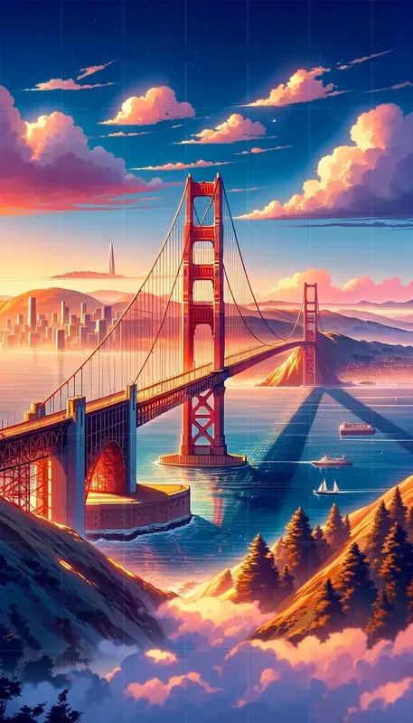 Anime Iconic Landmark Phone Wallpapers DALL·E Prompt | PromptBase