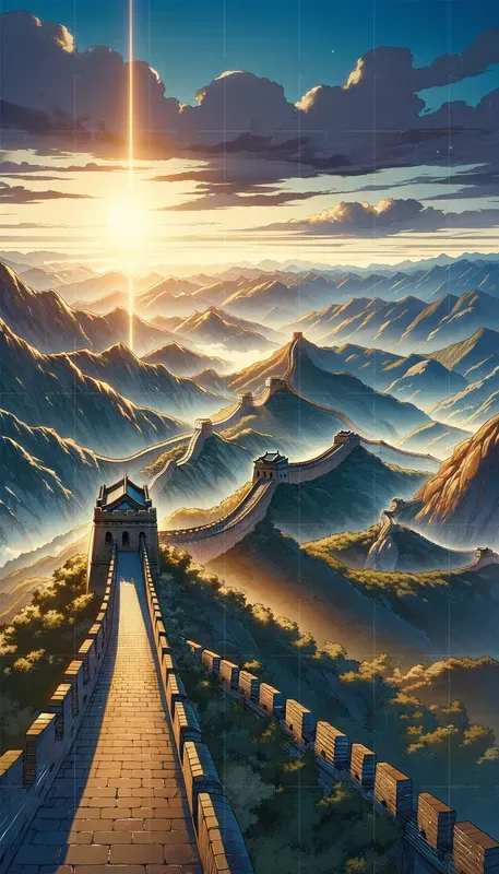 Anime Iconic Landmark Phone Wallpapers DALL·E Prompt | PromptBase