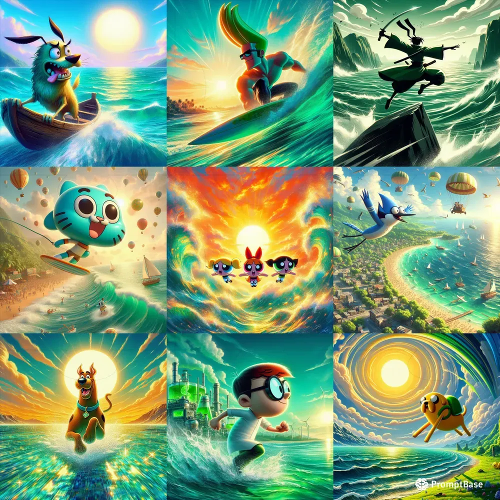 Epic Summer Gaming Art DALL·E Prompt | PromptBase