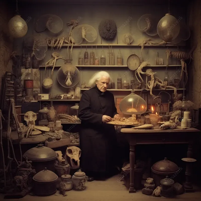 Old Photos Of Scientists Midjourney Prompt | PromptBase