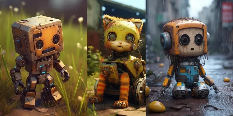 Cute Robots Midjourney Prompt | PromptBase