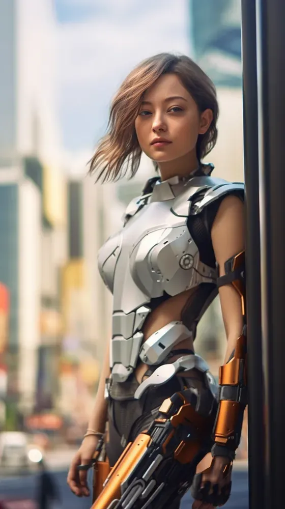 Realistic Bionic Characters Midjourney Prompt | PromptBase