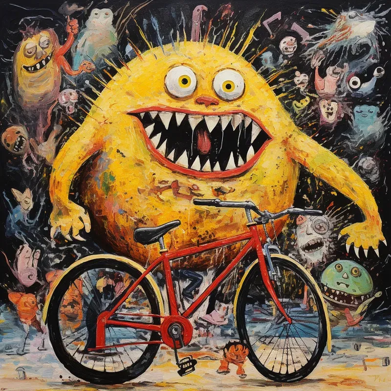 Crazy Paintings Midjourney Prompt | PromptBase