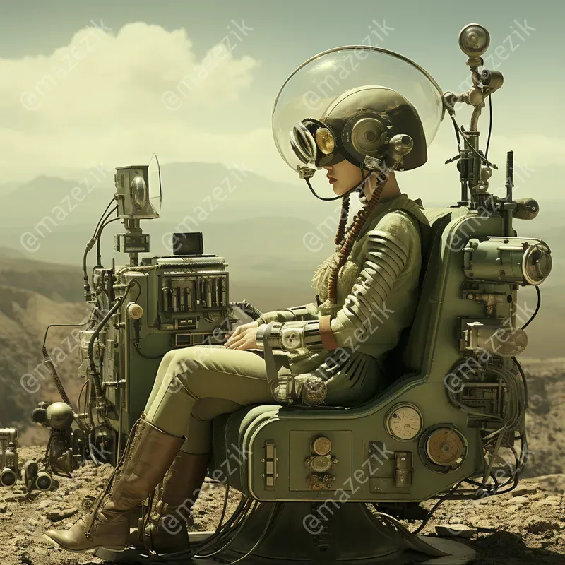 Retrofuturism In The Style Of Fallout Midjourney Prompt | PromptBase