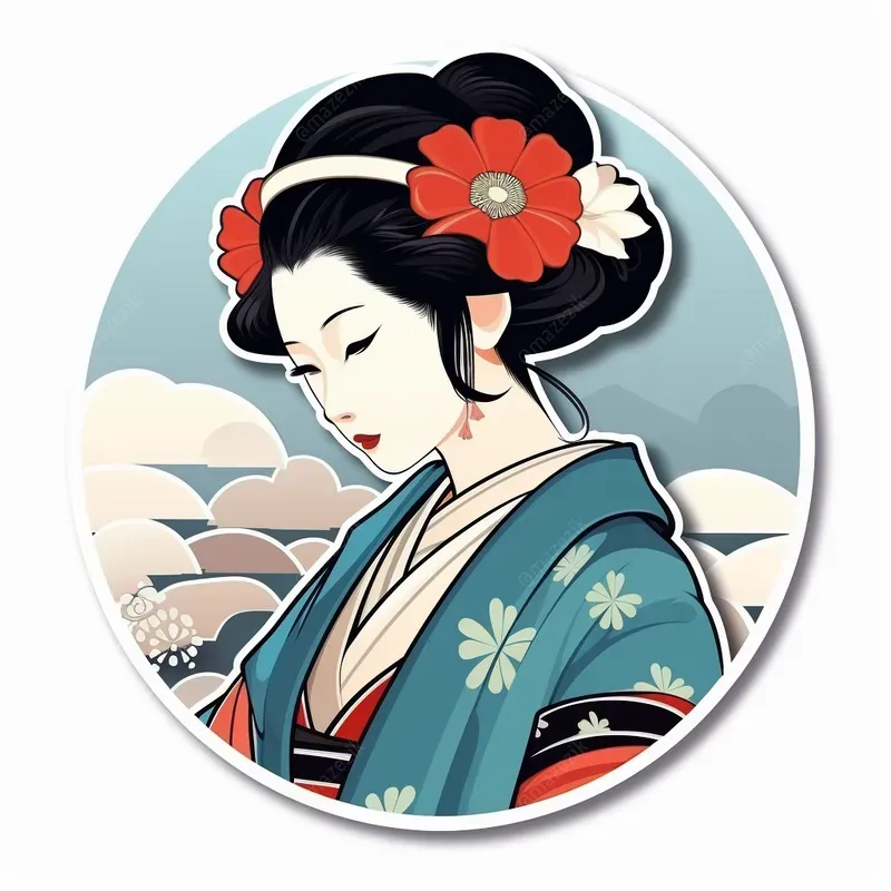Traditional Japanese Stickers Midjourney Prompt | PromptBase
