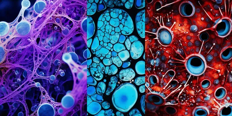 Hq Structures Of The Microscopic Worlds Midjourney Prompt | PromptBase