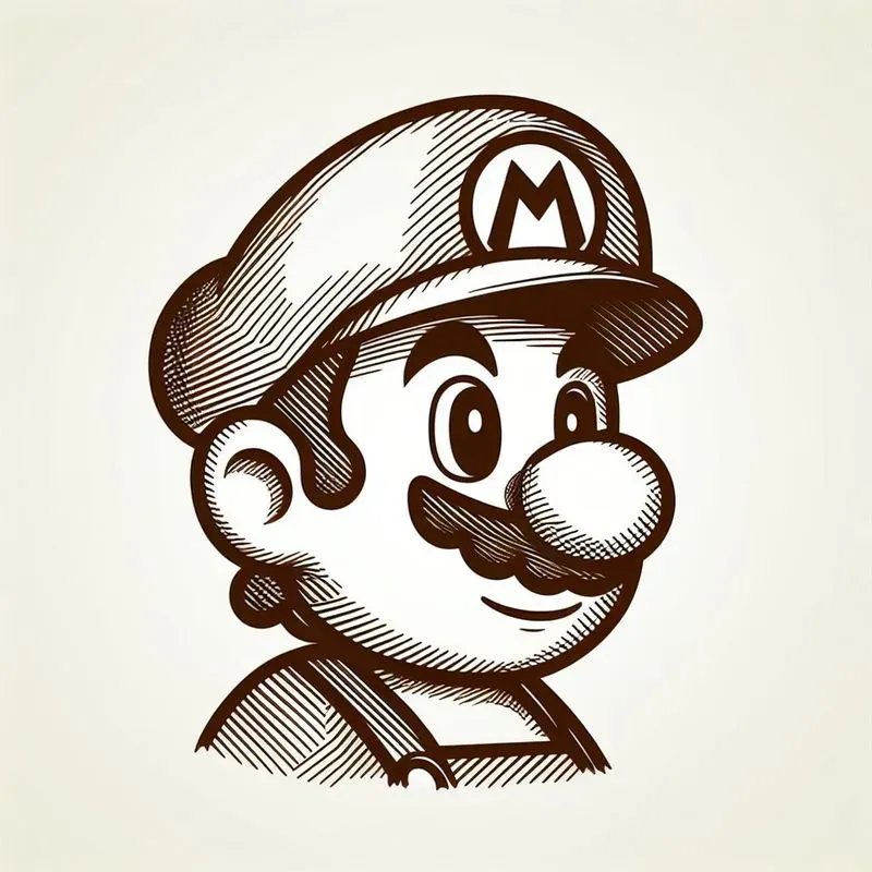 Retro Style Line Drawing Logos DALL·E Prompt | PromptBase