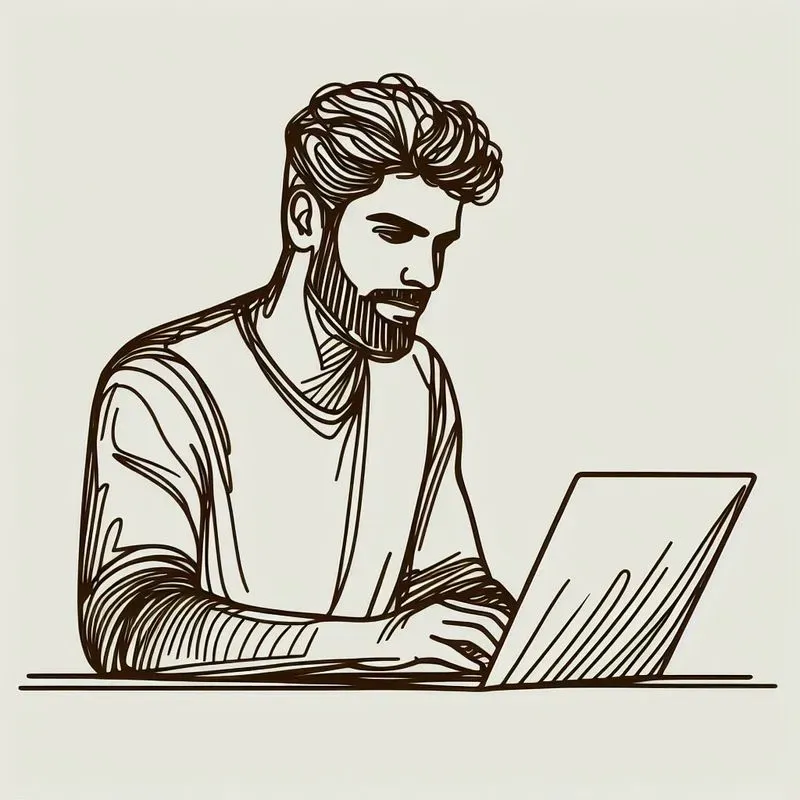 Retro Style Line Drawing Logos DALL·E Prompt | PromptBase