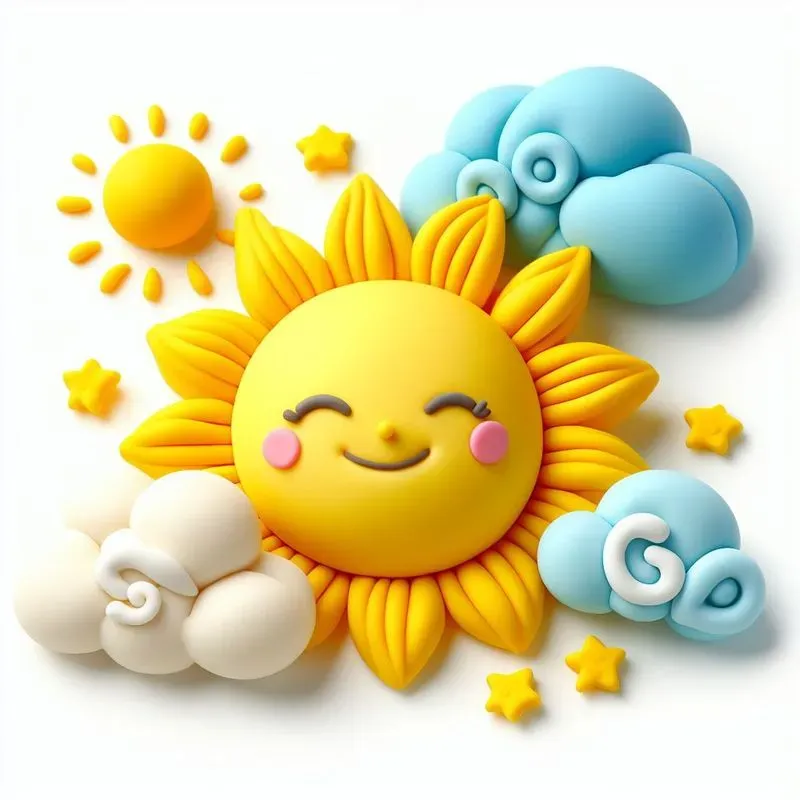 Cute Clay Plasticine 3D Icons DALL·E Prompt | PromptBase