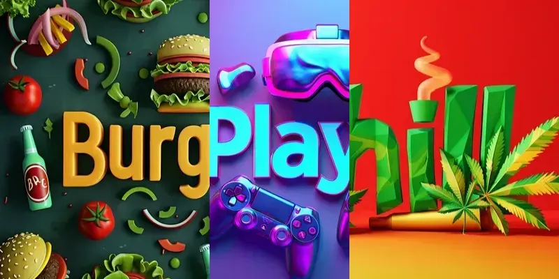 3D Words Thumbnails Wallpapers Midjourney Prompt | PromptBase