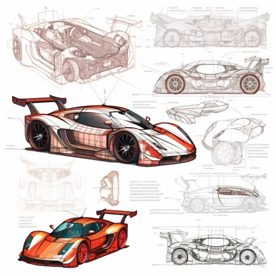 Detailed Technical Designs Midjourney Prompt | PromptBase