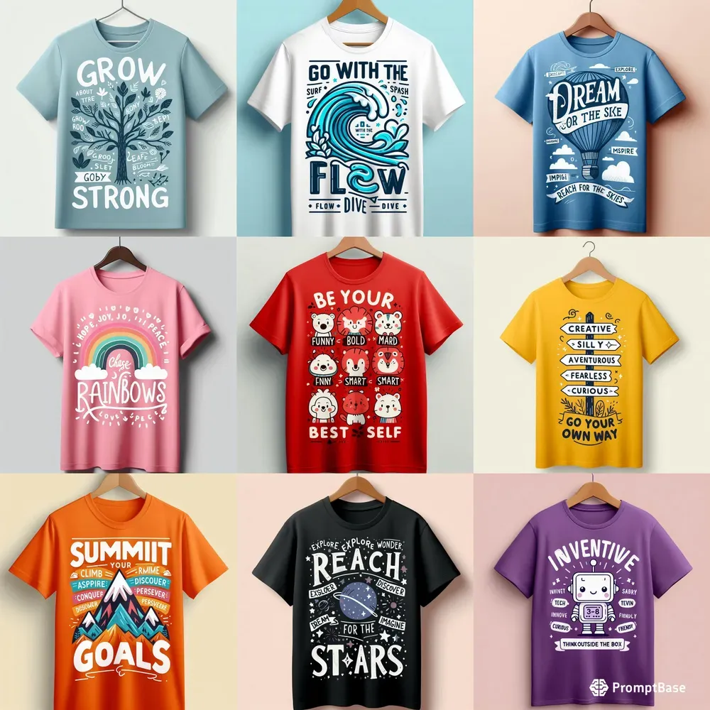 Motivational Look Tshirt Designs DALL·E Prompt | PromptBase