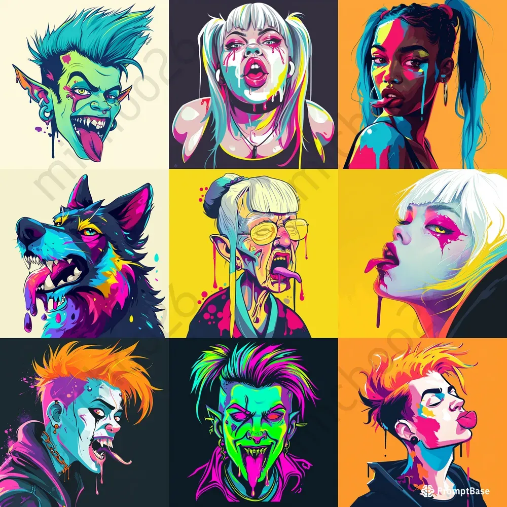 Evil Looking Cartoon Characters Midjourney Prompt | PromptBase