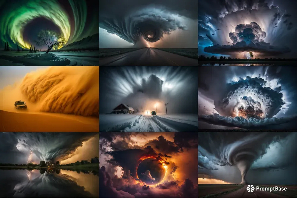 Nature Fury Extreme Ultrarealistic Photo Midjourney Prompt | PromptBase