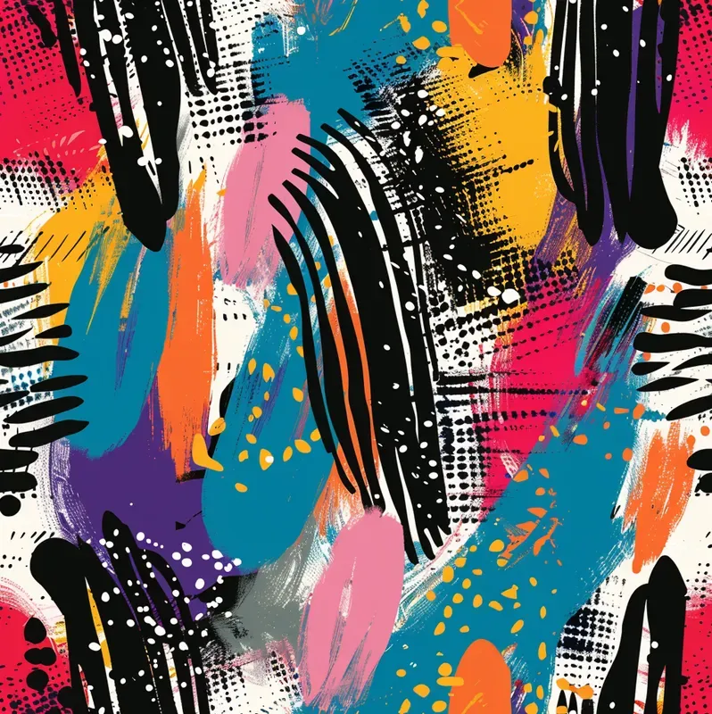 Versatile Abstract Textile Patterns Midjourney Prompt | PromptBase