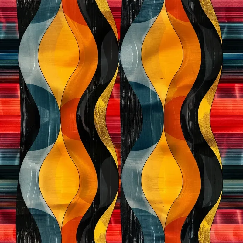 Versatile Abstract Textile Patterns Midjourney Prompt | PromptBase