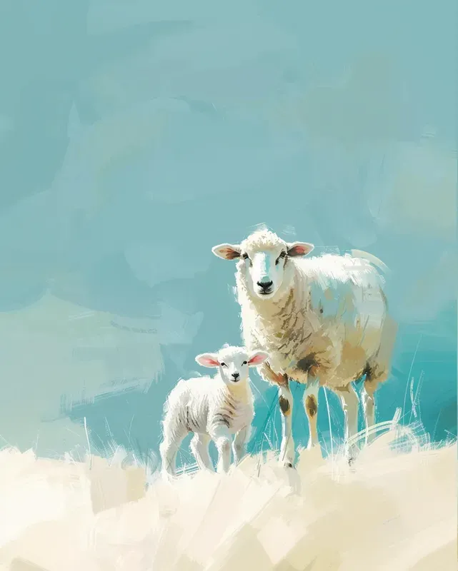 Cute Abstract Animal Paintings Midjourney Prompt | PromptBase