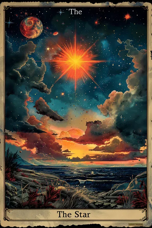 Colorful Celestial Tarot Cards Midjourney Prompt | PromptBase