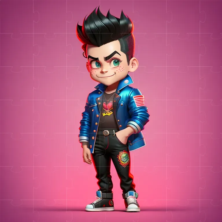 Full Body Cute Urban Tribes Stable Diffusion Prompt | PromptBase