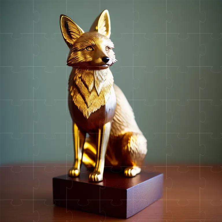 Beautiful Golden Animal Figurines Stable Diffusion Prompt | PromptBase