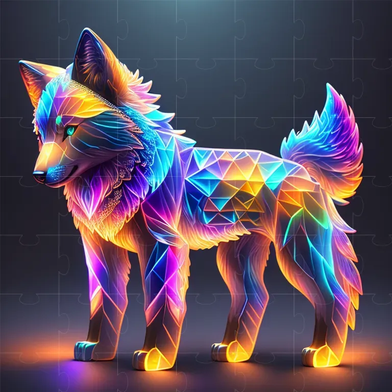 Crystal Iridescent Animals Stable Diffusion Prompt | PromptBase