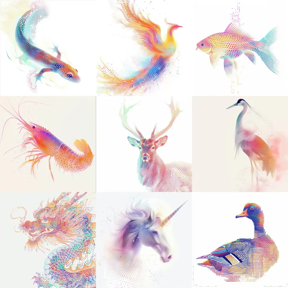 Minimalist Abstract Bitmap Art Midjourney Prompt | PromptBase